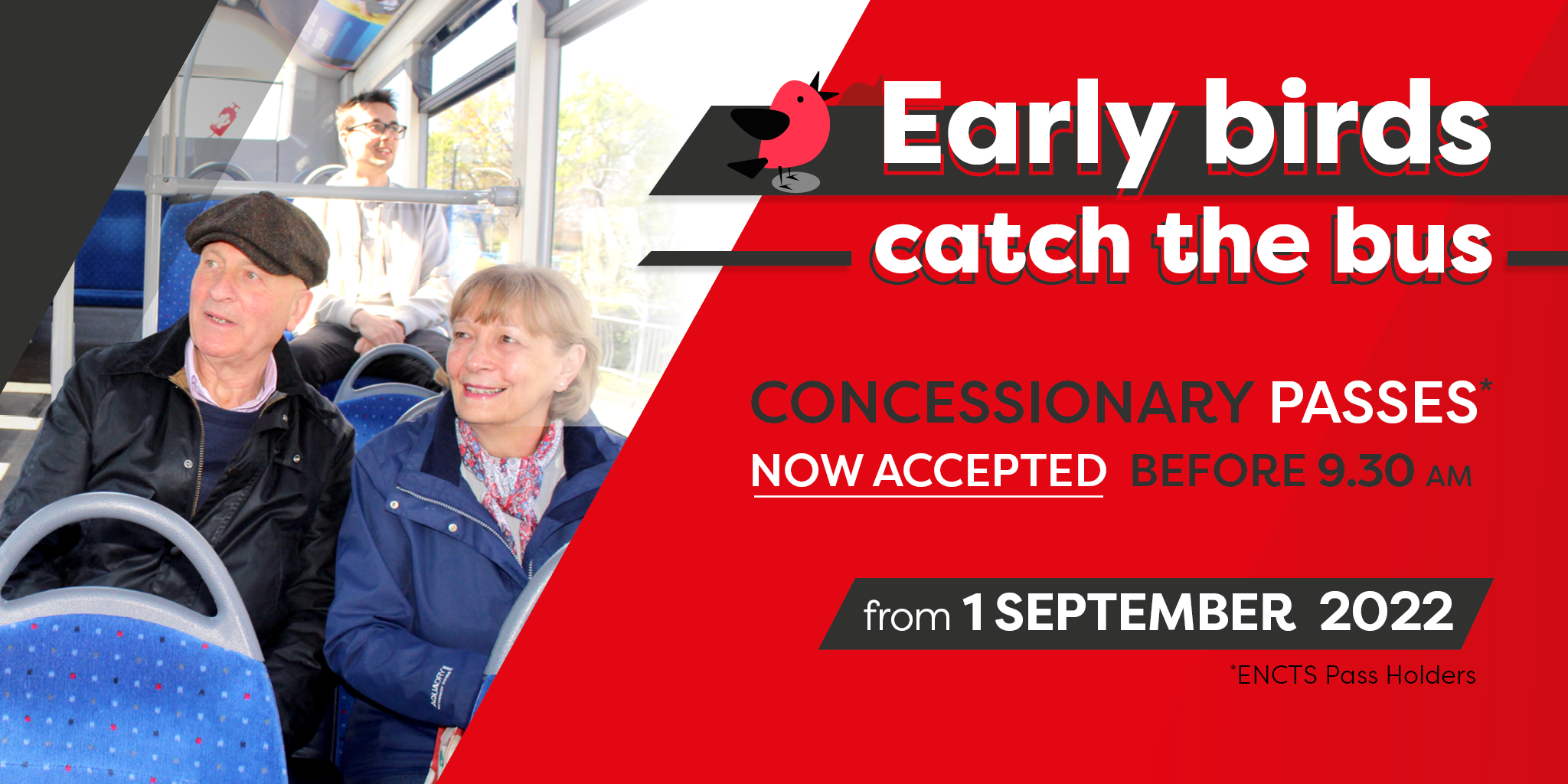 Concessionary passes now accepted before 9.30am - Salisbury Reds